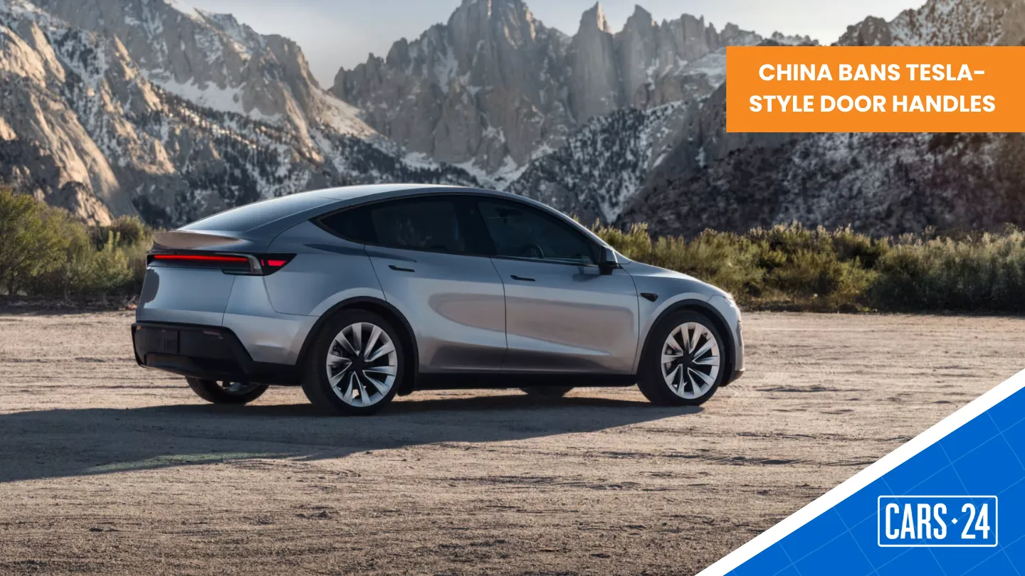 China bans electric-only door handles in new cars from 2027