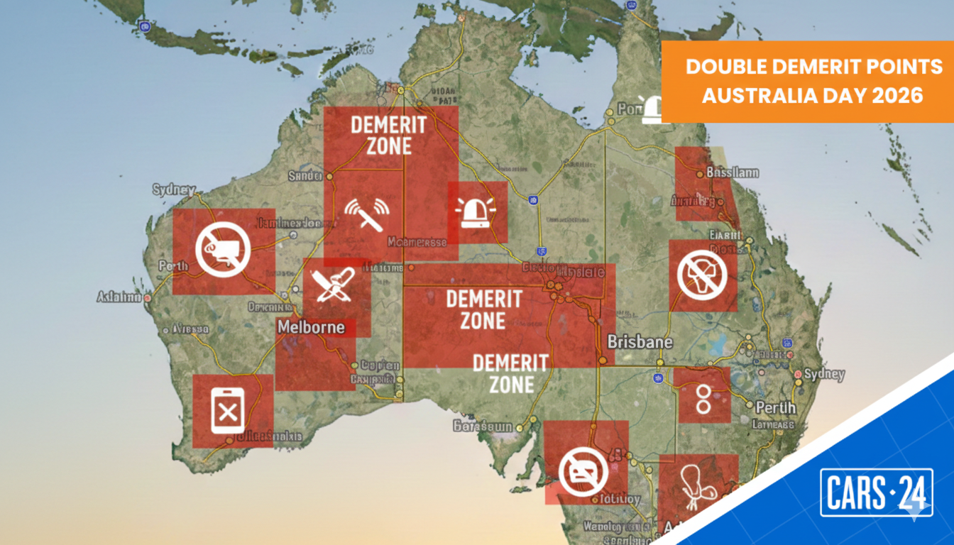 Double demerit points in force for Australia Day long weekend 2026