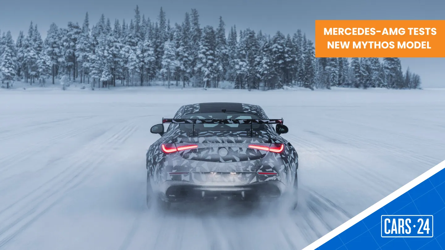 Mercedes-AMG tests new Mythos model in Arctic Sweden