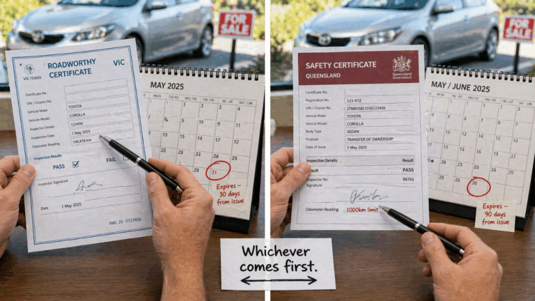 What does a Roadworthy Certificate mean?