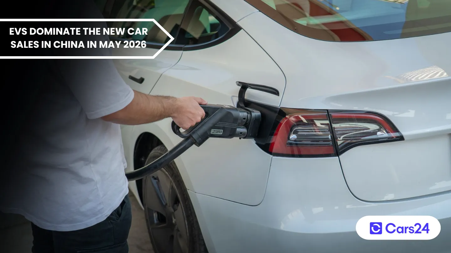 EVs dominate the new car sales in China in May 2026